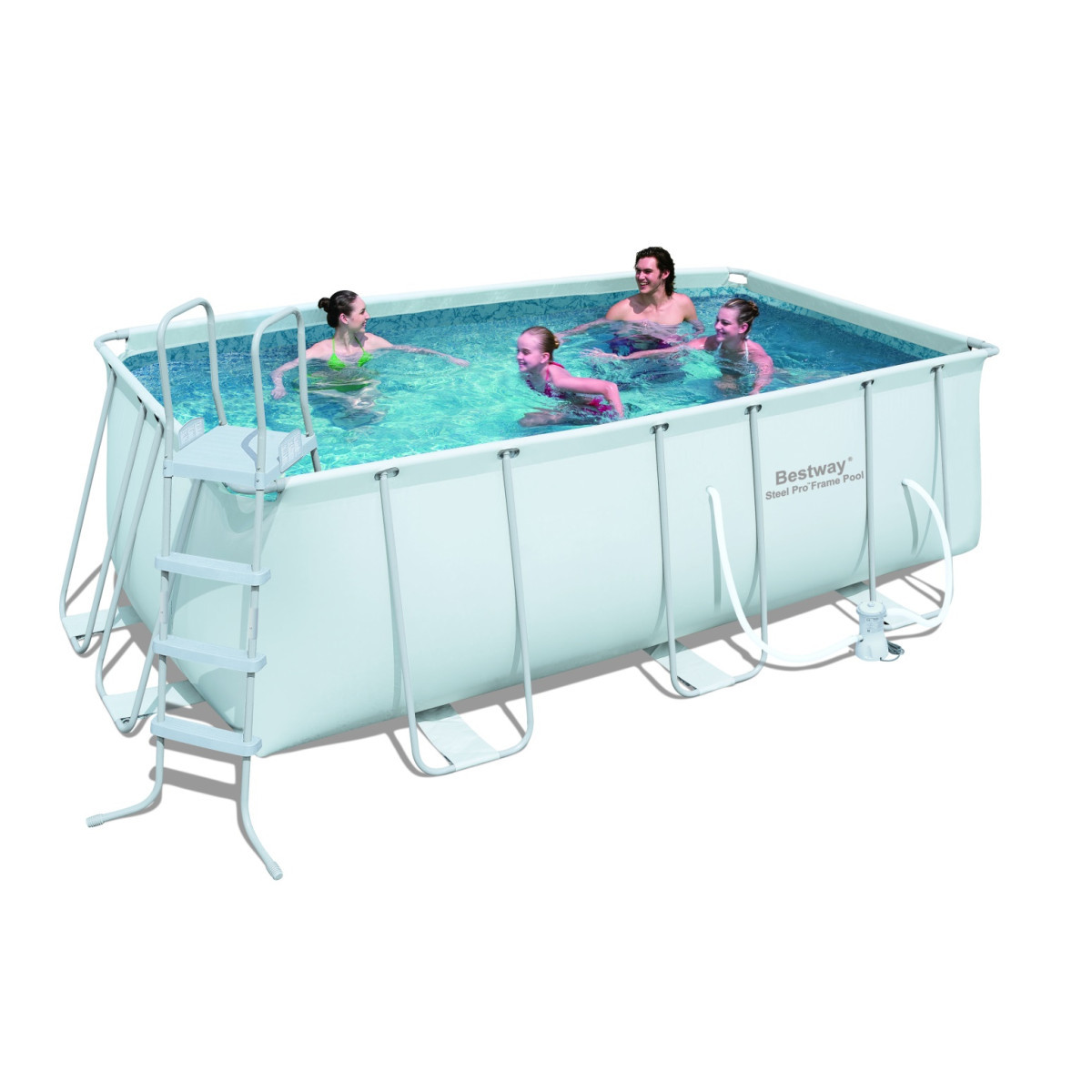 Каркасный Бассейн Bestway 56456 (412х201х122 См) с Картриджным Фильтром ...