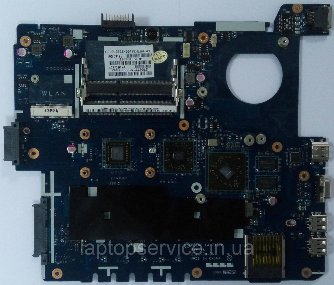 Материнская плата Asus K53B K53BY K53BR X53U X53BY K53U A53BR LA-7322P ...