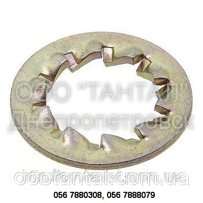 Шайба пружинная зубчатая с внутренними зубьями оцинкованная от Ø2 до ...