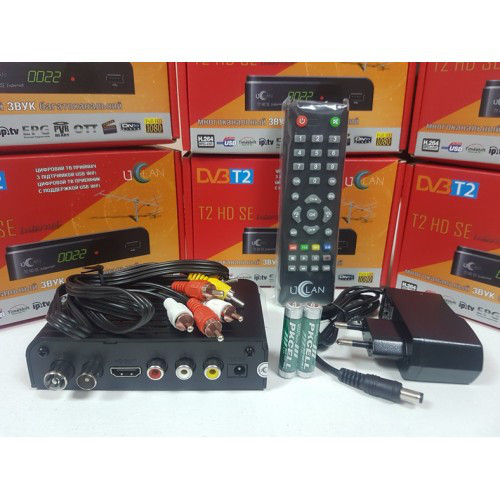 Тюнер Т2 ТВ Приставка DVB-T2 Uclan T2 HD SE Internet без дисплея (ID#685789068), цена: 427 ...