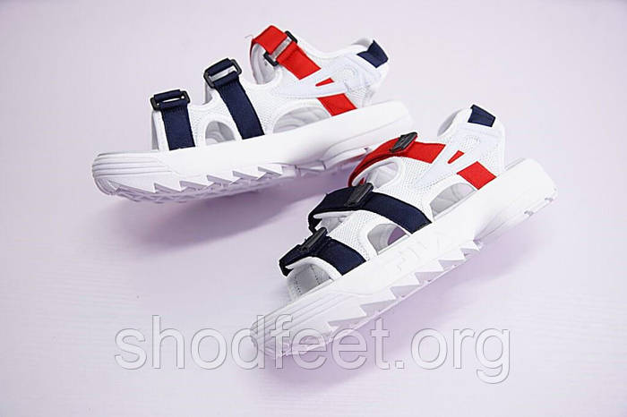 Купить Женские сандалии Fila Disruptor II SD White Navy Red, цена 1549 ...
