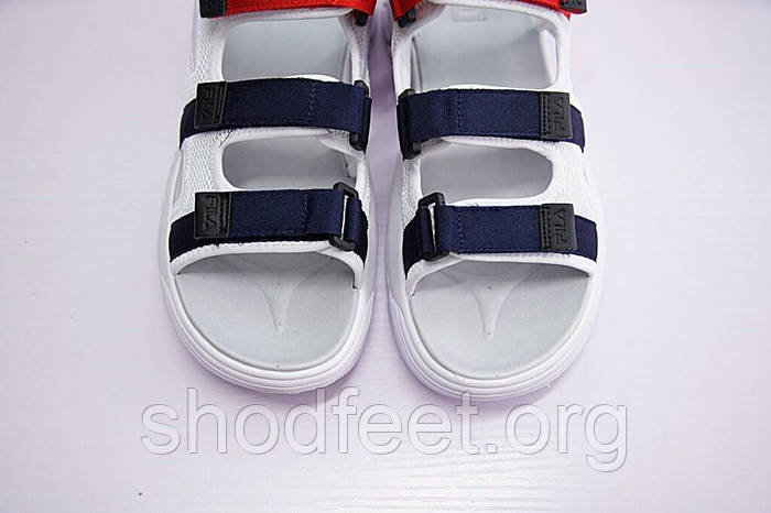 Купить Женские сандалии Fila Disruptor II SD White Navy Red, цена 1549 ...