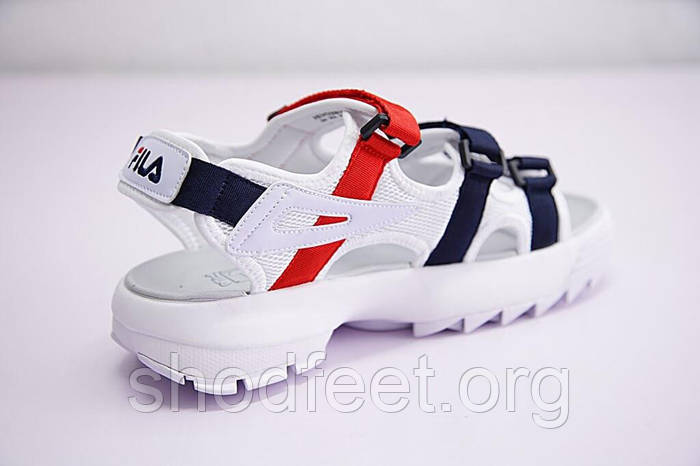 Купить Женские сандалии Fila Disruptor II SD White Navy Red, цена 1549 ...