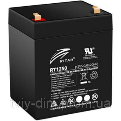 Батарея до ДБЖ Ritar AGM RT1250B, 12V-5Ah (RT1250B) (ID#2365400500 ...