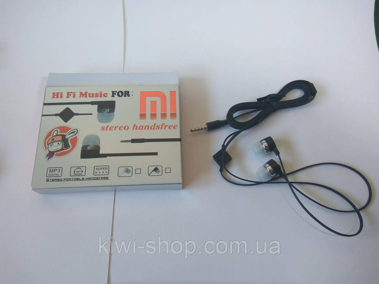 Наушники вакуумные Xiaomi (гарнитура) с микрофоном (пистоны) черные ...