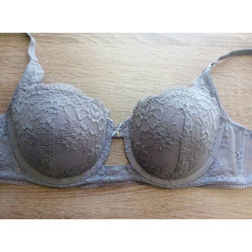 Купити Бюстгальтер пуш-ап балконет мереживо Atlantic LBR-1020 сірий 70C, ціна 599 ₴ - Prom.ua ...