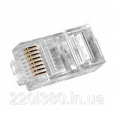 Купить Коннектор RJ-45 8p8c Connectors UTP, цена 2 ₴ — Prom.ua (ID ...