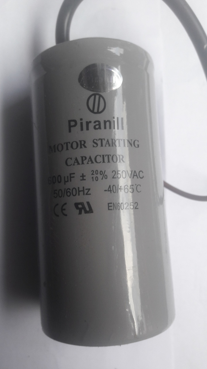 Пусковий Конденсатор 600 мкф 250 В (вихід 2 дроти), ціна 430 грн — Prom ...