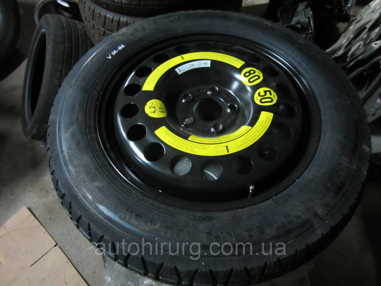 Запасное колесо - докатка 155/90/18 mercedes w164-w166 ml-class б/у ...