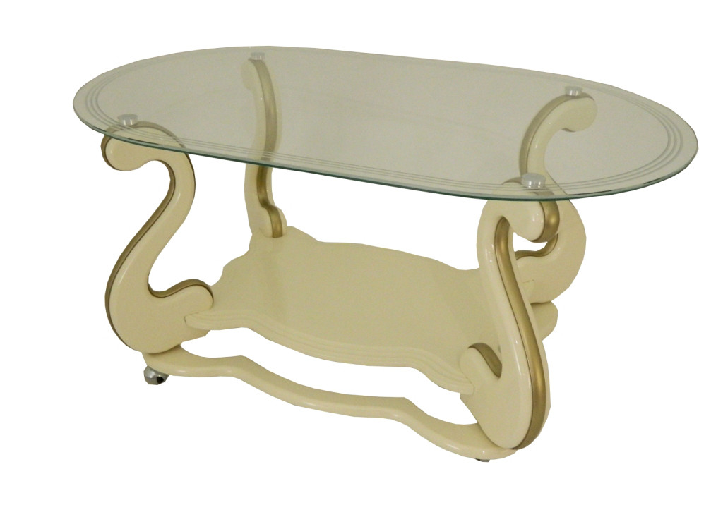 Журнальный Стеклянный Стол "Луиза" МС-6 для Гостиной Антоник — Купить ...