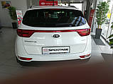 Бампер задний накладка киа Спортейдж 4, KIA Sportage 2016-18 QLs ...
