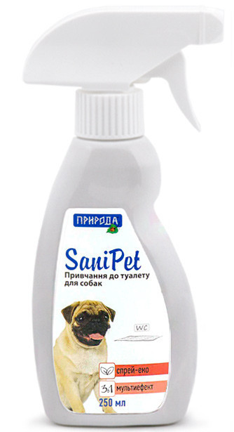 Спрей Sani Pet Сані Пет привчання до туалету собак 250 мл, цена 134 грн ...