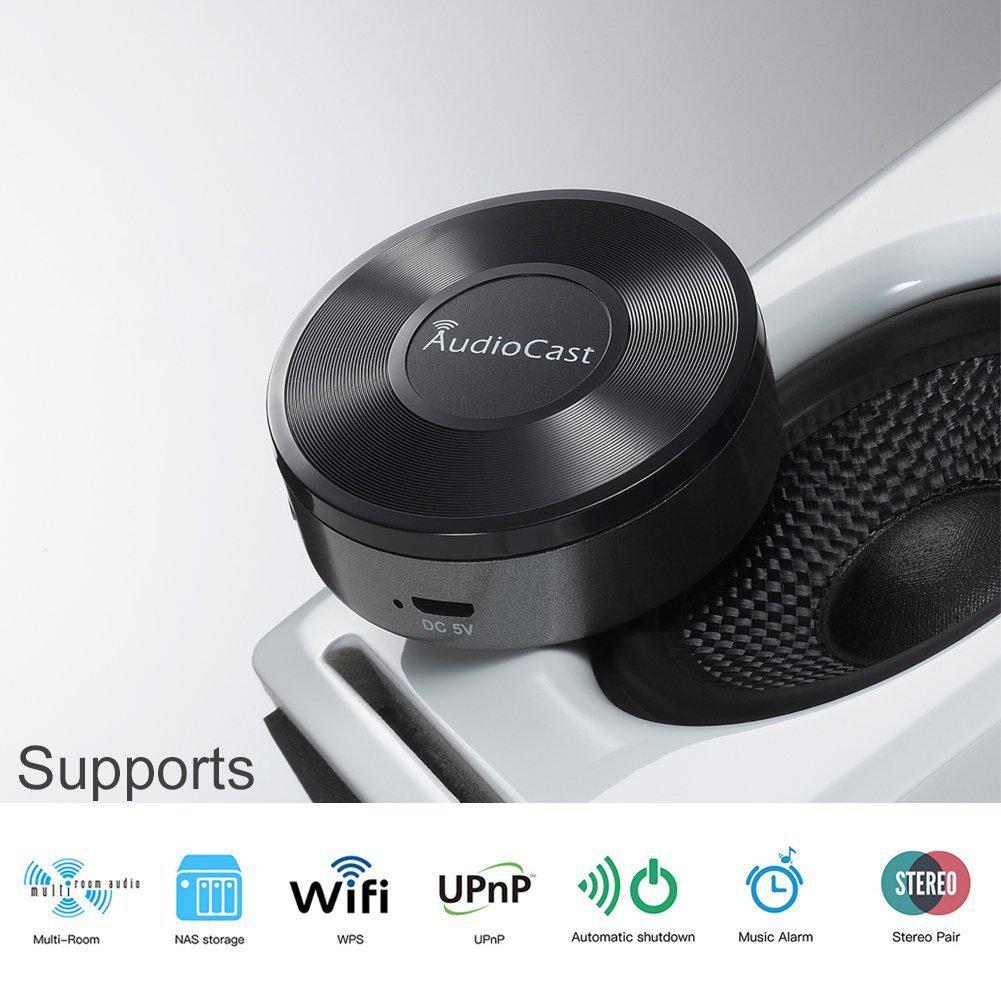 Audiocast AirPlay Wi-Fi адаптер аудио ресивер беспроводное подключение iPhone iPad 24-бит/96кГц ...