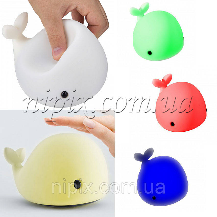 Силиконовый светильник тач в виде кита: продажа, цена в Киеве ...