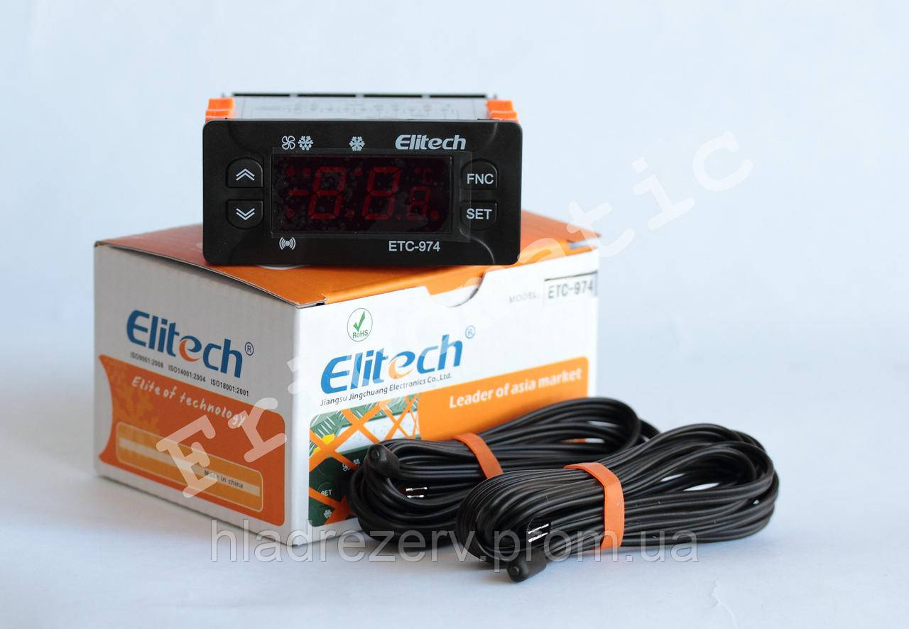 Електронний блок Elitech ETC-974 (2 датчика): продаж, ціна у Києві. Програмовані контролери від ...