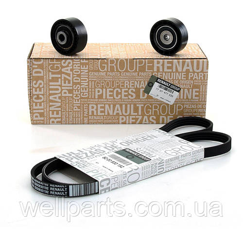 Купить Комплект ремня генератора на Рено Клио 4 1.2i 16V D4F Renault ...