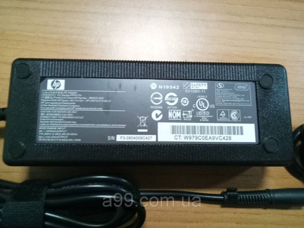 Блок питания HP Pavilion DV7 зарядное устройство 120w 7.4 * 5.0pin ...