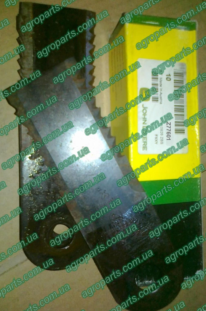 Нож Z77601 измельчителя с насечкой Z55610 купить ножи подвижные ...