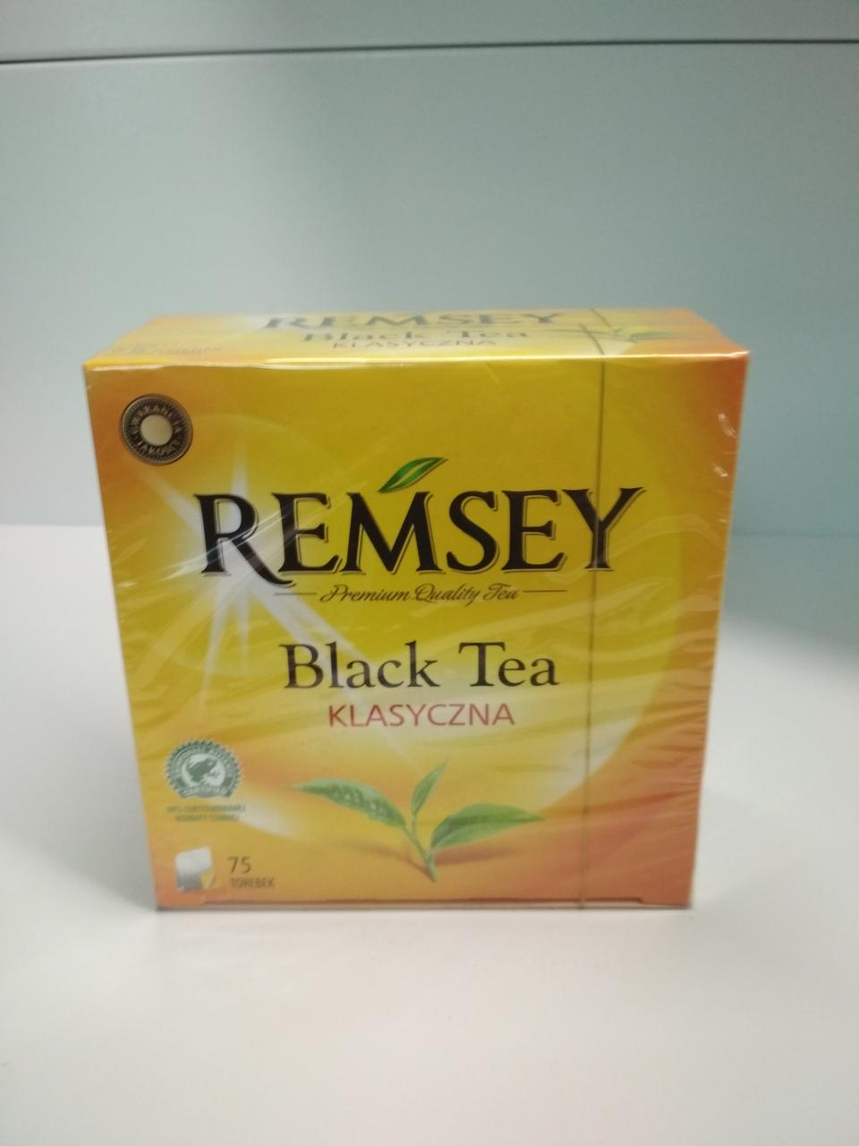 Чай чорний класичний Remsey Black Tea Klasyczna 75 пакетиків, ціна 45 ...