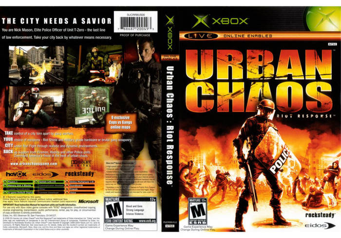 Гра для ігрової консолі Xbox, Urban Chaos Riot Response (ID#701874480 ...