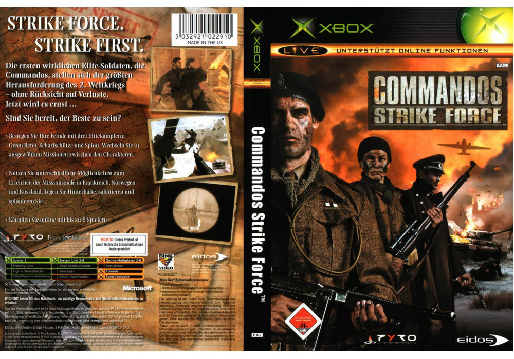 Купити Гра для ігрової консолі Xbox, Commandos-Strike Force, ціна 76 ₴ - Prom.ua (ID# 701874598)