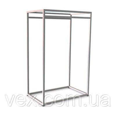 Вешалка-стойка для одежды напольная из нержавейки. Вешало. Торговое ...
