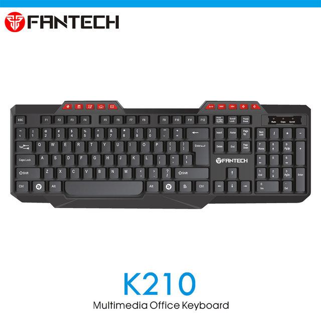 Клавиатура мультимедийная Fantech K210 (K210b), USB: продажа, цена в ...