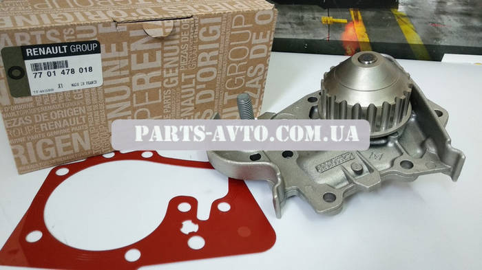 Купить Помпа (водяной насос) Renault Symbol (Original 7701478018), цена ...