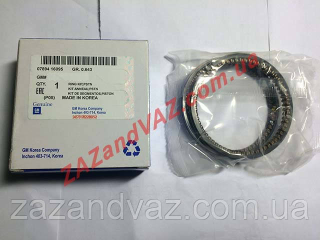 Кольца поршневые Авео Aveo 1.6 Лачетти Lacetti 1.6 Нубира 1.6 Такума 1. ...