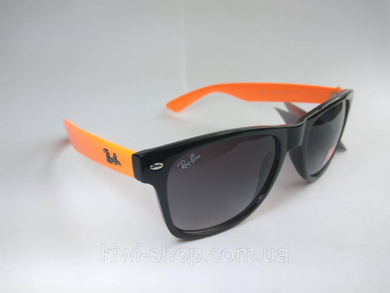 Солнцезащитные очки Ray Ban Wayfarer с оранжевыми дужками: продажа ...