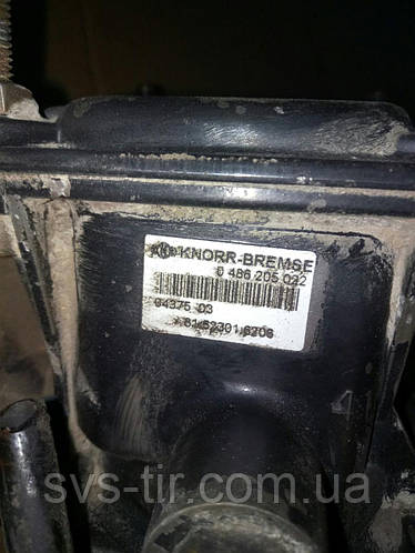 Купить Кран управления тормозами прицепа Knorr-Bremse 0486205022, MAN ...