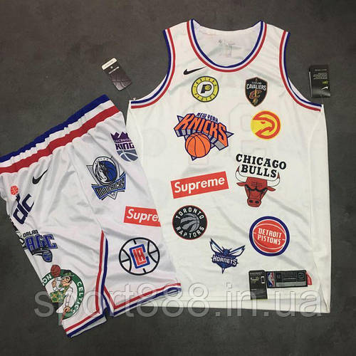 Белая баскетбольная форма Nike Supreme 94 NBA (ID#714659480), цена ...