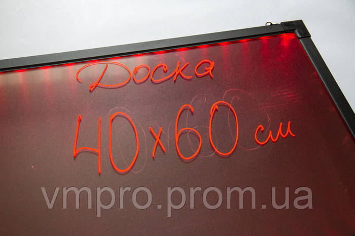 Купить Доска с LED подсветкой 40×60 см.,для рекламы, кафе, ресторанов ...