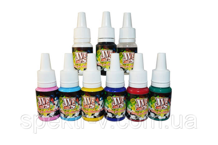 Набір фарб для аерографії на нігтях JVR Colors (ID#497109328), ціна: 659 ₴, купити на Prom.ua