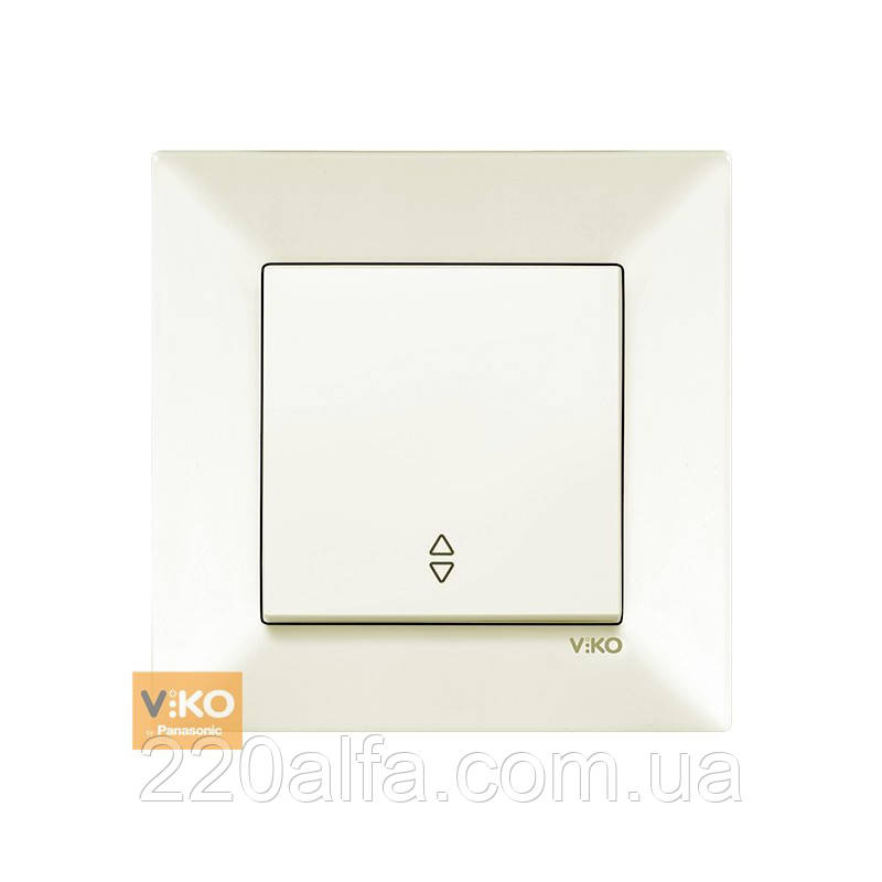 Выключатель проходной Viko Meridian, крем, 1 кл. - купить по лучшей ...