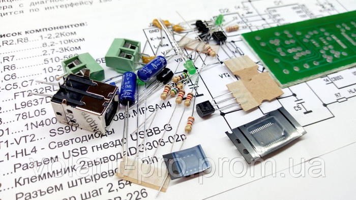 Купить КИТ, набор автомобильный USB K-L-line адаптер (SMD) FT232RL ...