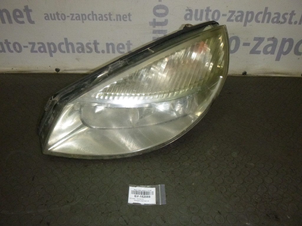 Фара Левая Renault SCENIC 2 2003-2006 (Рено Сценик 2), 7701064142 (БУ ...