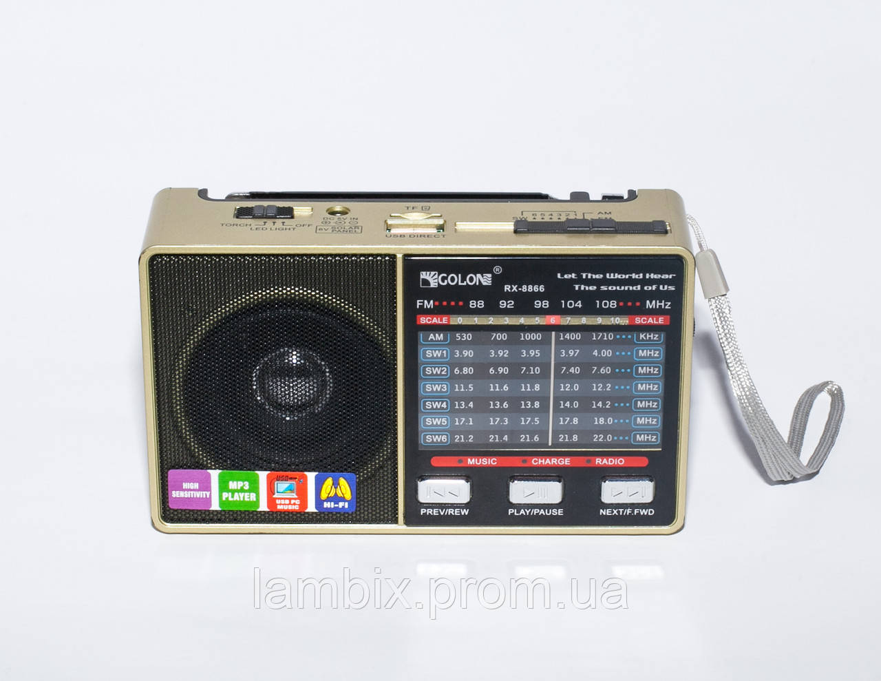 Радіоприймач Golon RX 8866: продаж, ціна у Одесі. Радіоприймачі від ...