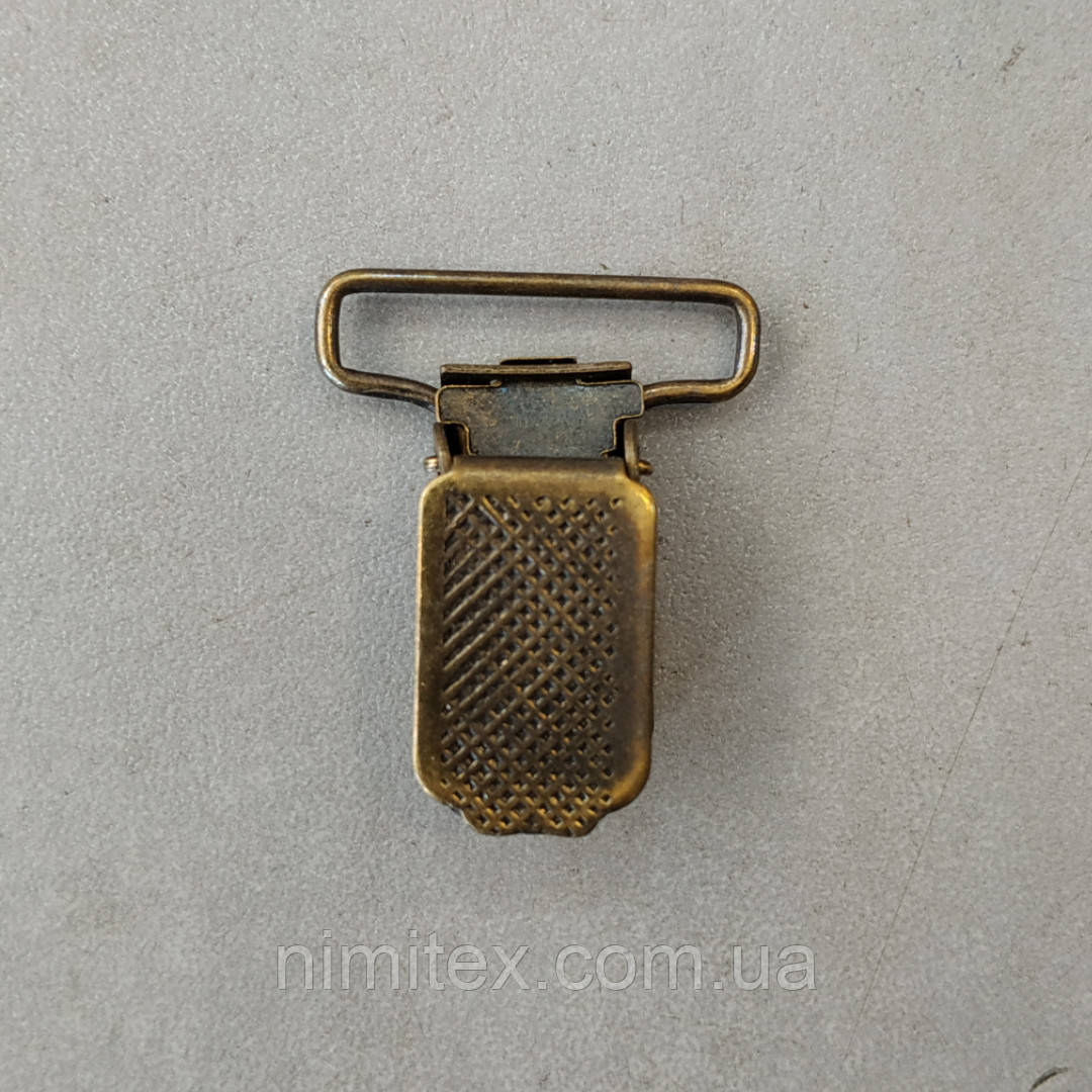Зажим для подтяжек 25 мм антик: продажа, цена в Харькове. Застежки от ...