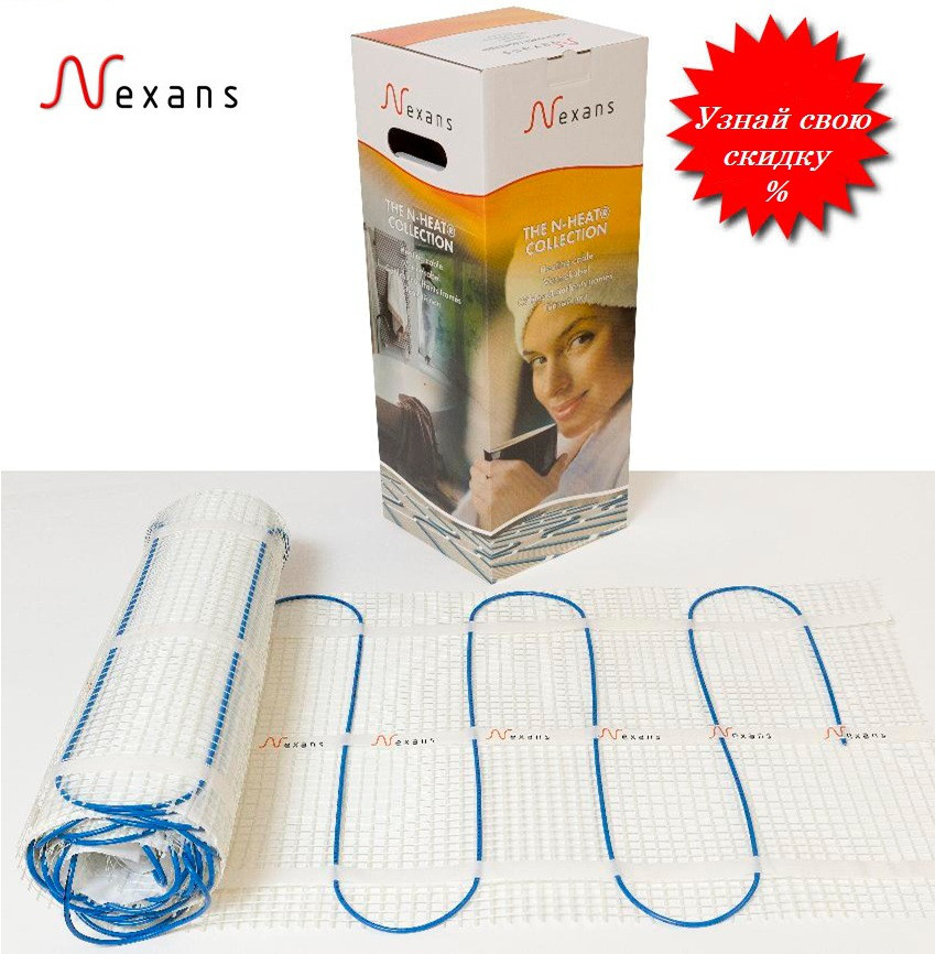 Мат нагревательный NEXANS MILLIMAT 150 Вт - 1,0 м2 (Норвегия) (ID ...