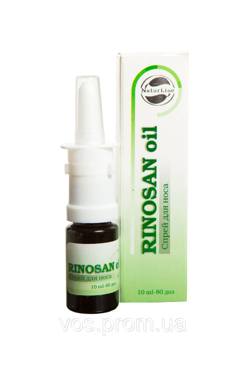 Спрей для носа с маслеными экстрактами трав Риносан Rinosan oil ...