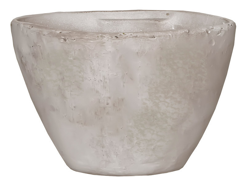 Горшок для цветов из глины 2,1 л. белый (ID#733567213), цена: 312 ...