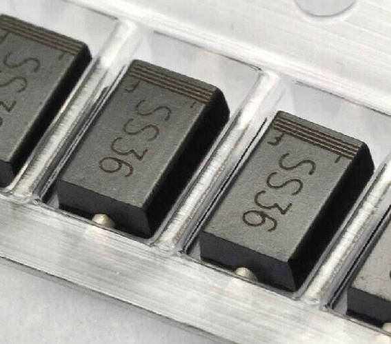 Купити Діод SS36 SMD діод Шоткі 3А 60В DO-214AC (SMA), ціна 4 грн ...