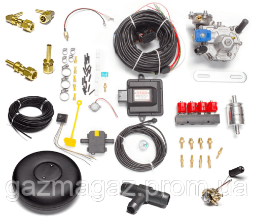 Kомплект ГБО LPG TECH DUO+Barracuda+Tomasetto Alaska+тор 42+мультиклапан 200/30 Tomasetto (ID ...