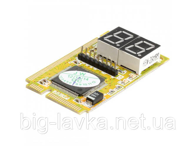 POST карта для ноутбуків Mini PCI, Mini PCI-E, LPC, пост карта (ID ...