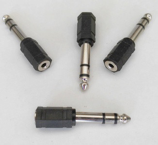 Переходник штекер 6,3 стерео на гнездо 3,5 стерео (ID#736190128), цена ...