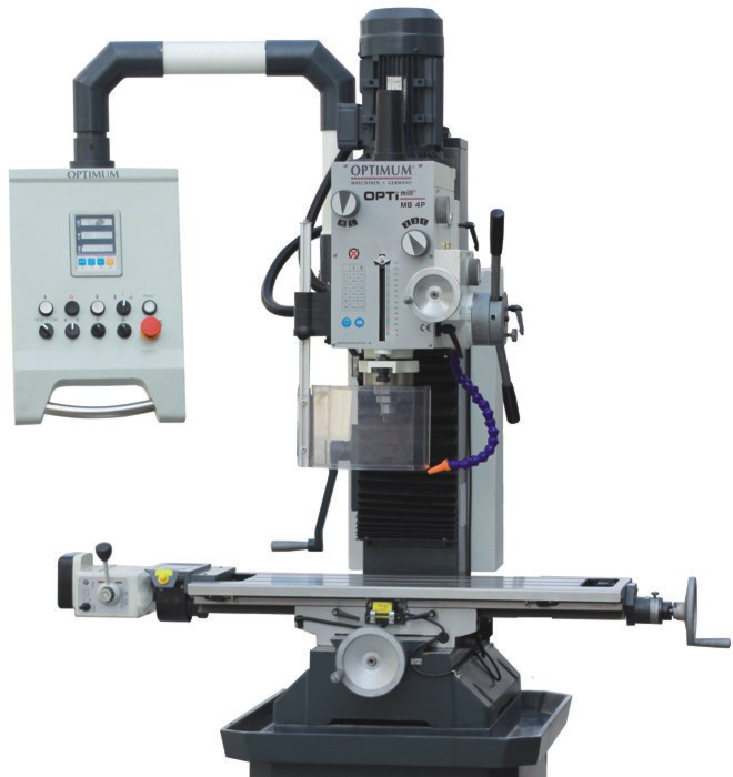Настольный универсально-фрезерный станок по металлу OPTI MB4 PV ...