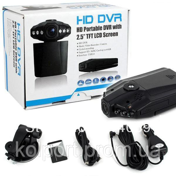 Автомобильный видеорегистратор HD DVR Portable DVR 32 GB with 2.5 TFT ...