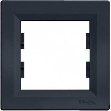 Рамка Asfora Plus 1-пост антрацит (ID#742153546), ціна: 73.92 ₴, купити ...