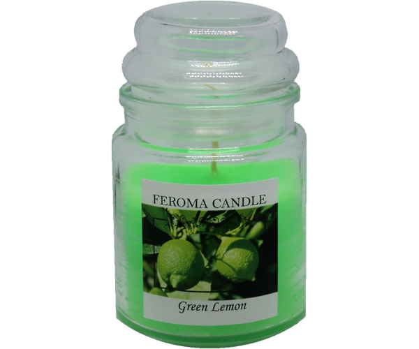 Ароматизированная банка TM FEROMA CANDLE Green Lemon 742666157: купить ...